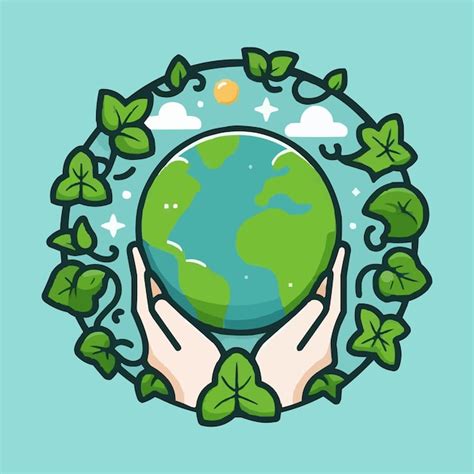 El Vector De Amor De La Tierra Vector Premium