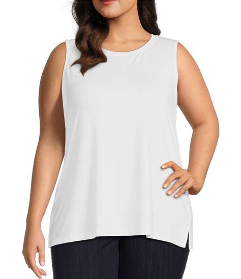 Womens Plus Size White Tops And Blouses Dillards