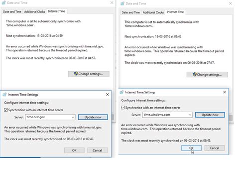 Synchronize Clock With An Internet Time Server In Windows 10 Page 2