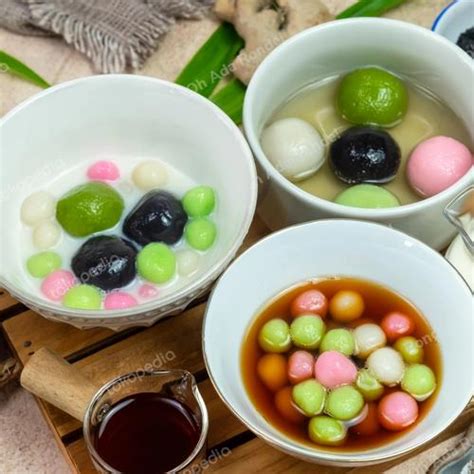 Jual Ronde Jahe Besar Mix Kecil Snack Cemilan Wedang Ronde Frozen Gula Aren Jahe Kab