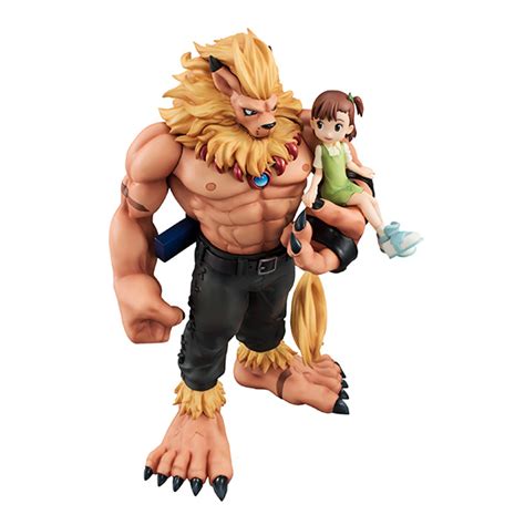 Digimon Tamers Leomon And Juri Katou Gem Series Megahouse