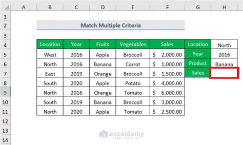 How To Match Multiple Columns In Excel Easiest 5 Ways Exceldemy
