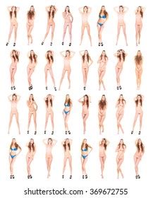 Isolated Group Naked Charming Stock Photo 369672755 Shutterstock