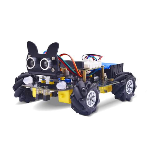 KEYESTUDIO BBC Micro Bit 4WD Mecanum Robot Car Kit For Microbit V2 Not