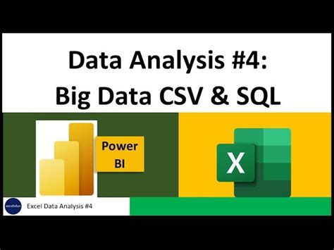 Free Video Big Data Analysis With Power Pivot And Power Bi Visuals