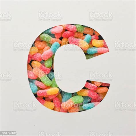 글꼴 디자인 젤리 사실적인 타이포그래피와 추상 알파벳 글꼴 C 0명에 대한 스톡 사진 및 기타 이미지 0명 다중 색상