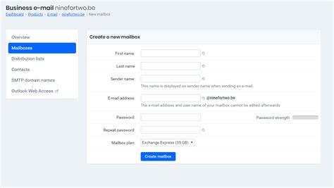 How Do I Create An E Mail Address And Mailbox Combell Support
