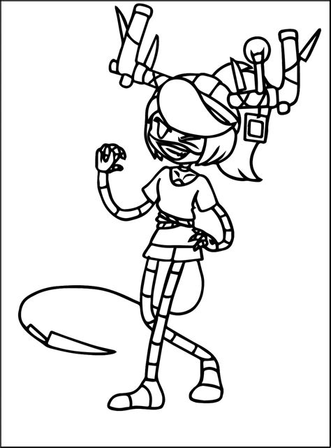 Alice From Murder Drones Coloring Page Download Print Or Color