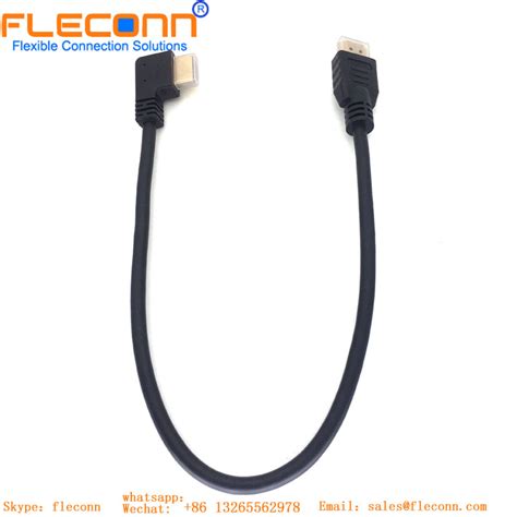 Hdmi Straight To 90 Degree Extension Cable