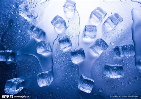 冰块与水珠摄影图 生活素材 生活百科 摄影图库 昵图网