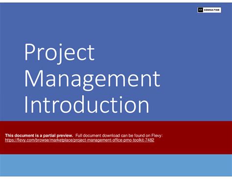 Project Management Office Pmo Toolkit Ppt Slide Deck