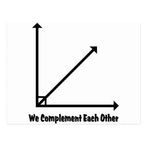 We Complement Each Other Postcard Zazzle