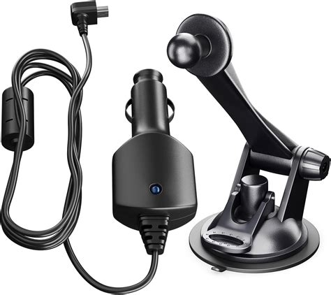 Amazon Com Car Charger Power Cord Gps Mount For Garmin Compatible With Nuvi Dezl Drive