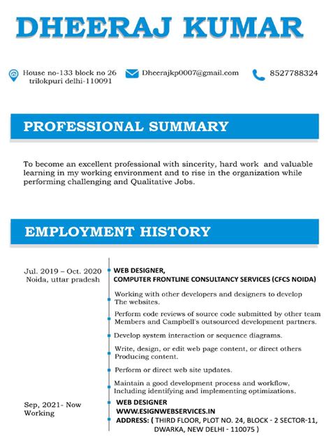 Dheeraj Resume 2compressed 1 Pdf
