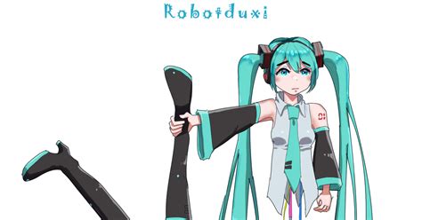 初音ミク パンツ丸出しの初音ミク Robotduxiのイラスト Pixiv