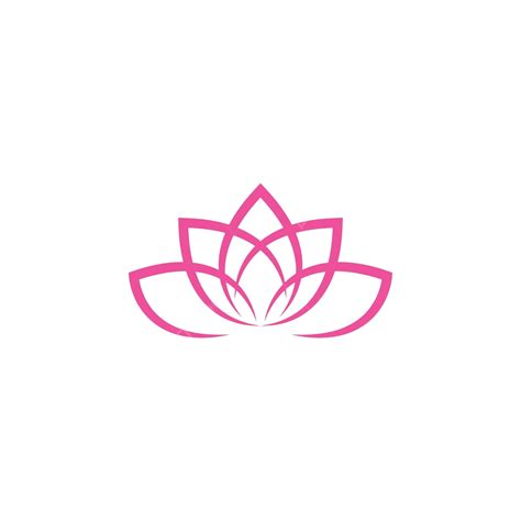 Lotus Flowers Logo Template Icon Resort Flower Vector Icon Resort