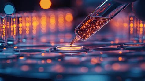 20 Closeup Of Scientist Injecting A Solution Into Bioengineered Cells