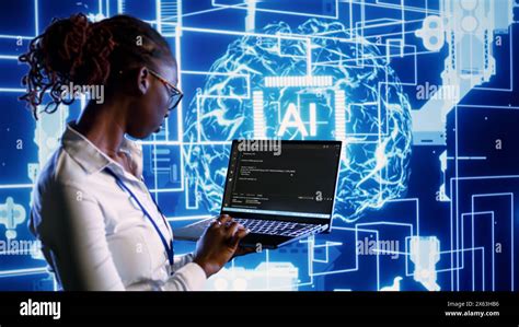 Knowledgeable It Consultant Programming Scripts On Laptop Employing Ai