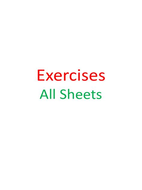 All Sheets Linear Algebra Pdf