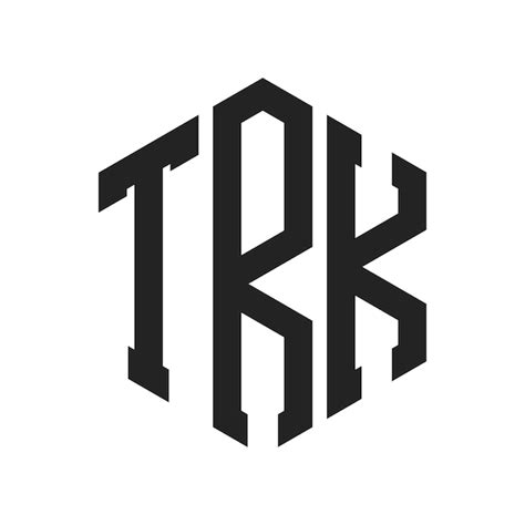 Premium Vector Trk Logo Design Initial Letter Trk Monogram Logo Using
