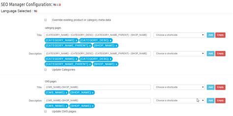 Module Prestashop Seo User Guide