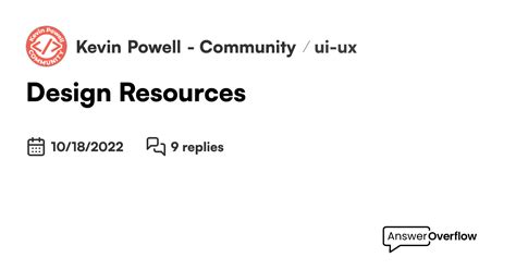 Design Resources Kevin Powell Community