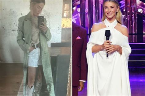 Dwts Julianne Hough Shows Off Her Toned Legs In Shorts For New Mirror Selfie As Fans Want Star