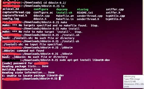 Getting The Errors While Installing Ddosim On Ubuntu · Issue 1