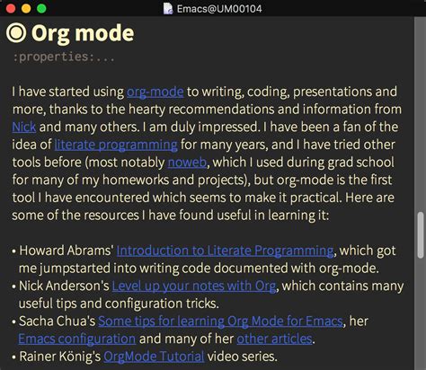 Beautifying Org Mode In Emacs