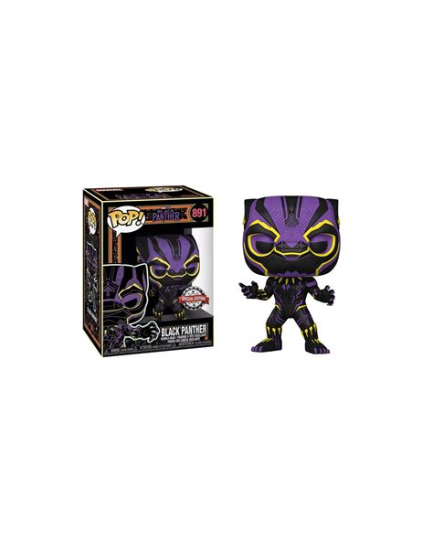 Funko Pop Marvel Black Light Black Panther Special Edition Tienda