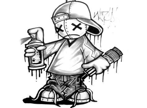 Graffiti Spray Can Sketches At Explore Collection