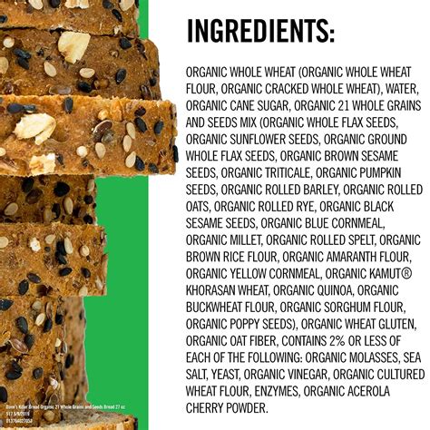 Daves Killer Bread Organic 21 Whole Grains And Seeds 27 Oz Loaf Buy