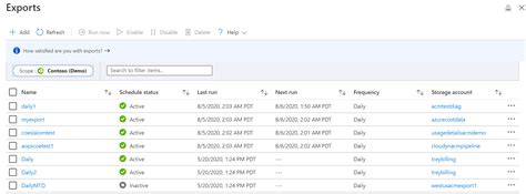 Tutorial Create And Manage Cost Management Exports Microsoft Cost