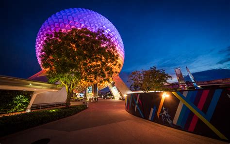 Epcot Construction Update Prismatic Pylon Party Disney Tourist Blog