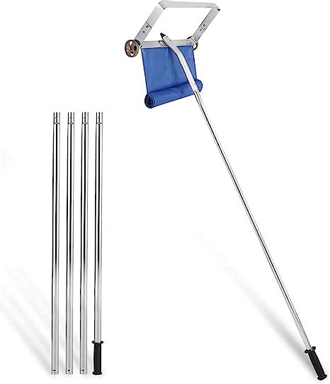 Review Facc Snow Roof Rake With Wheels Roof Snow Rake Removal Tool