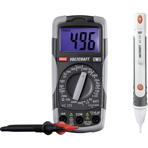 VOLTCRAFT Multimeter Digital-Multimeter Set, CAT III 600 V