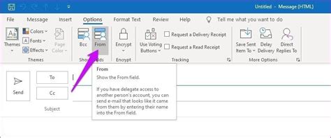 How To Change Sender Address In Microsoft Outlook