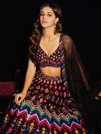 Ananya Pandey Latest Photos in Traditional Wear వజయ దవరకడ