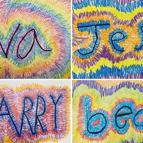Mrs Lynes On Instagram 2nd 4th Grade Is Making Tie Dye Names For