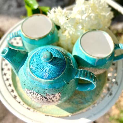 Чашка кружка ручной работы керамическая с котиками купить в интернет ...