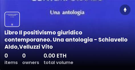 Libro Il Positivismo Giuridico Contemporaneo Una Antologia