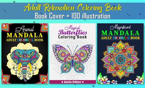 Design Mandala Adult Coloring Book Cover And Pages For Your Kdp