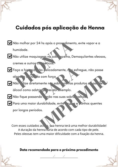 Ficha De Anamnese Design De Sobrancelha Beleza Lucrativa