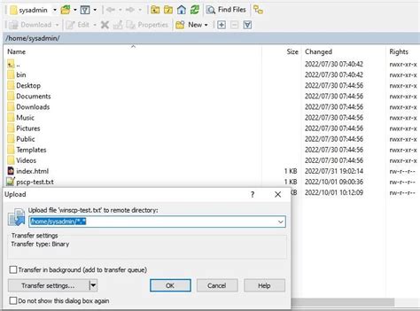 使用 Winscp 将文件和文件夹从 Windows 传输到 Linux Linuxstory