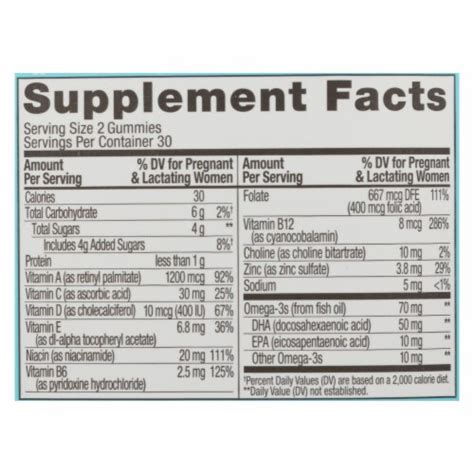 Olly Prenatal Vitamin Folic Acid Citrus 1 Each 60 Ct Case Of 1