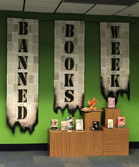 Banned Books Display Seminole County Public Library Library Displays