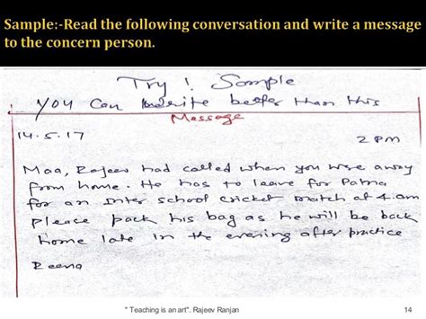 Message Writing Tips And Techniques Format And Examples