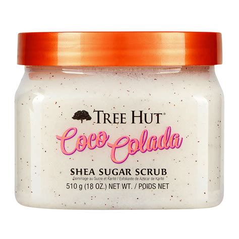 TREE HUT Exfoliante corporal exfoliante de azúcar de karité coco