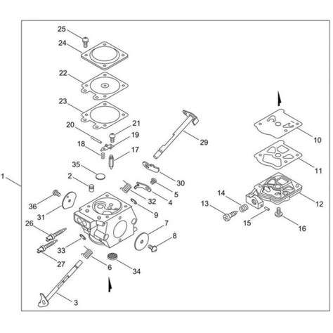 Carburettor For ECHO CS TES Chainsaw L S Engineers