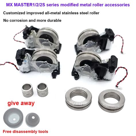 Customizing For Logitech MX Master 1 2s Wireless Mouse With Upgraded Metal Scroll Wheel Side